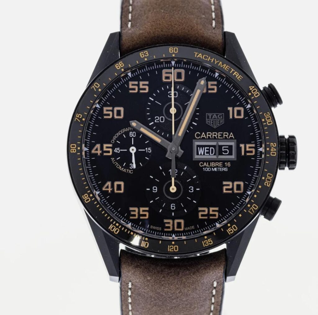 TAG Heuer Carrera brown Strap - Terrifant Merchandise