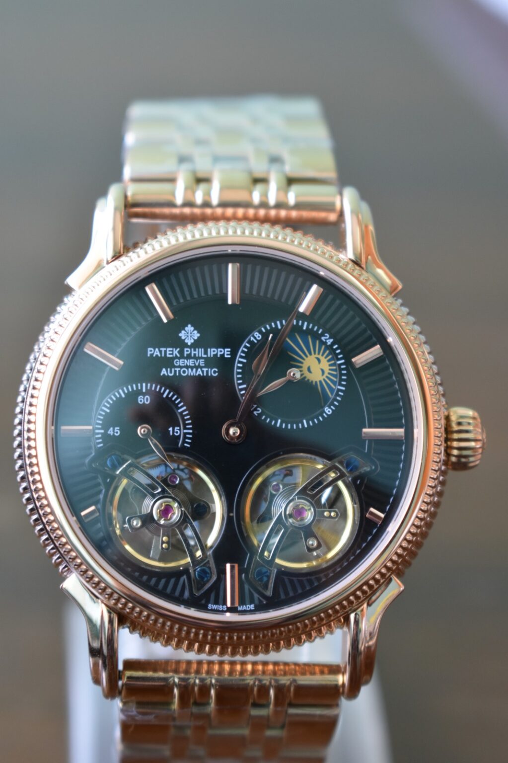 Patek Philippe Automatic Double Tourbillon Moonphase PPHS115 Watch ...