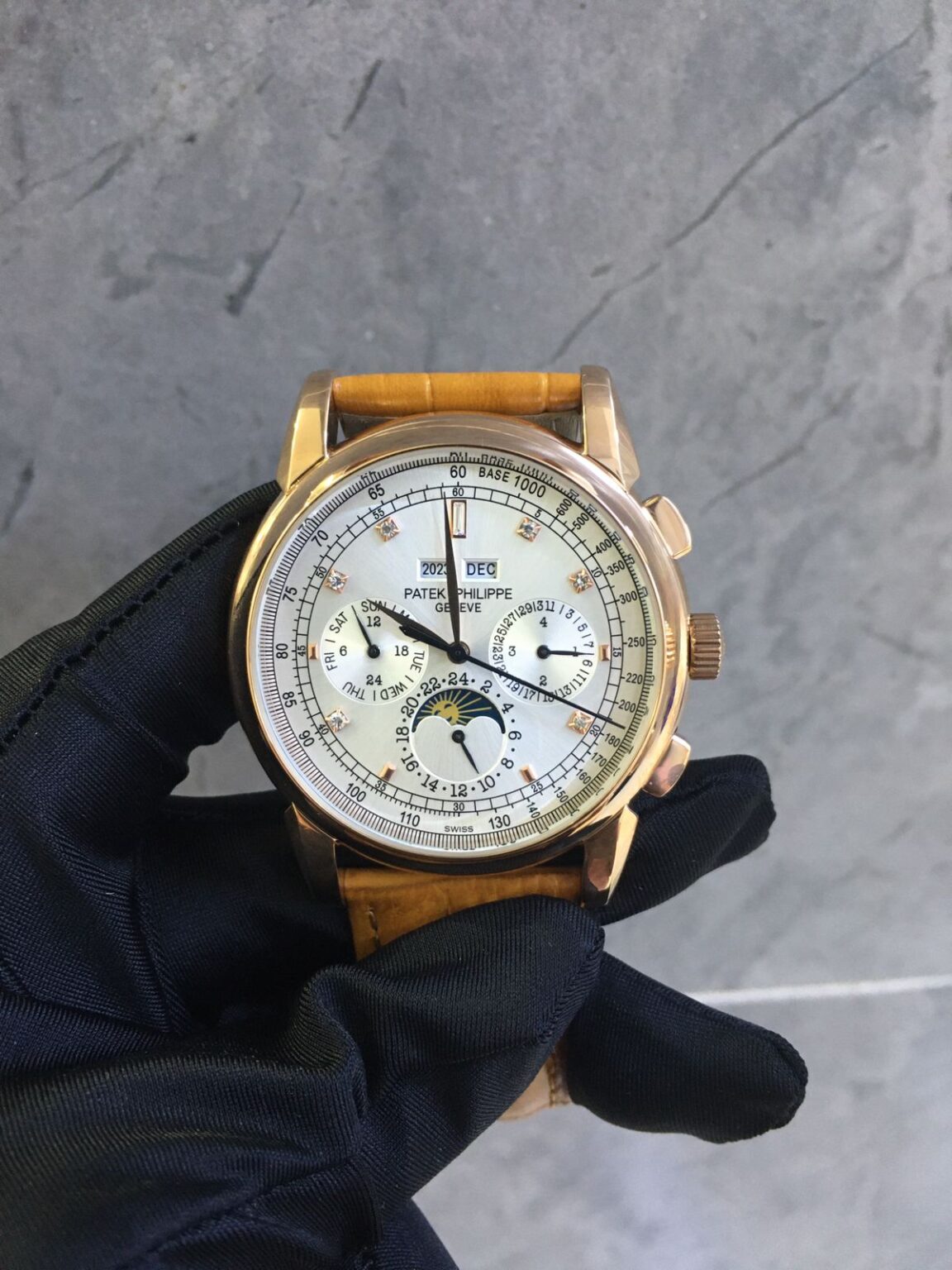 Patek Philippe Rose Gold Watch- Men's Wrist Watches